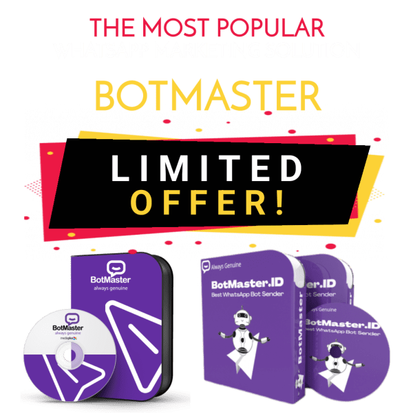 - BotMaster Best WhatsApp Bot Sender Marketing Software